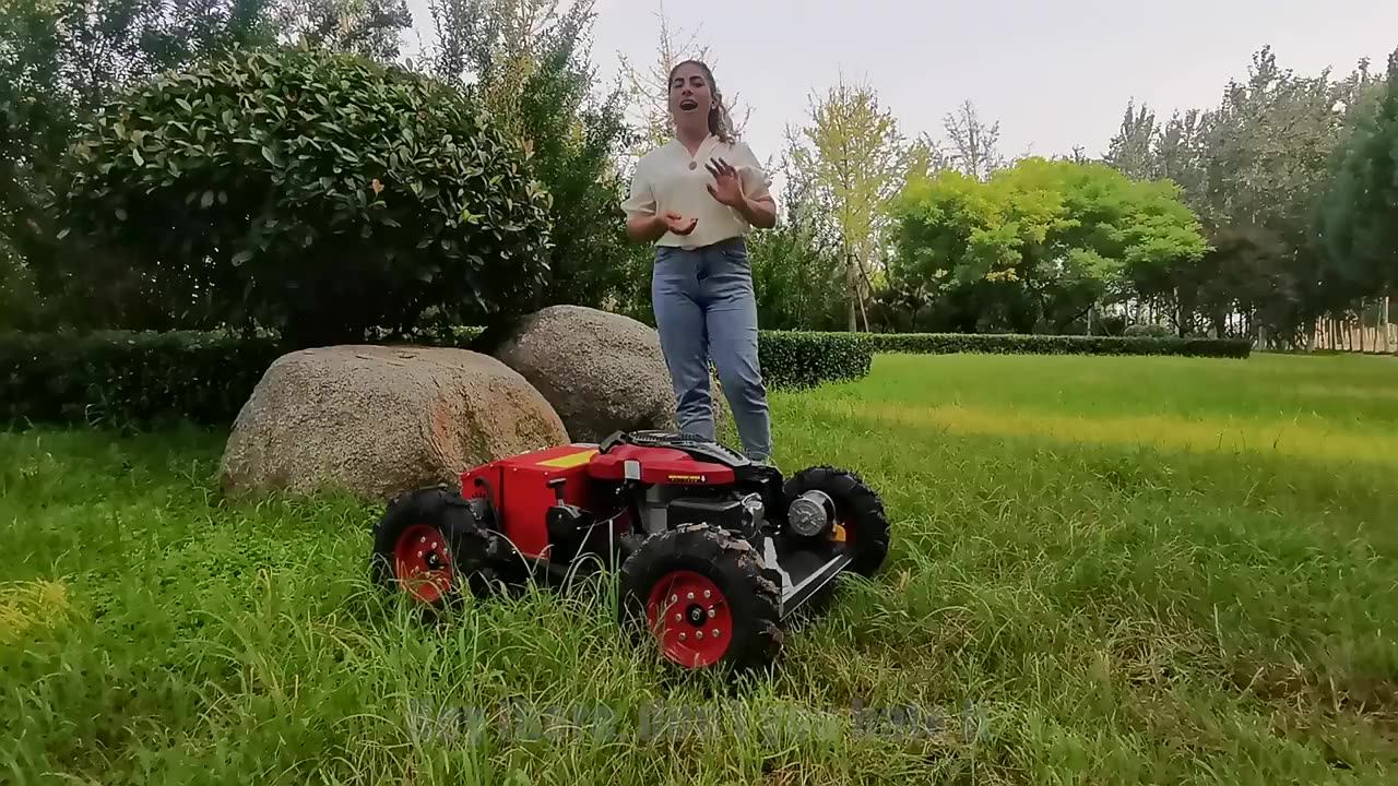 Smart Remote Control Mower For Slopes Rc Lawn Mower Zero Turn Mower For ...