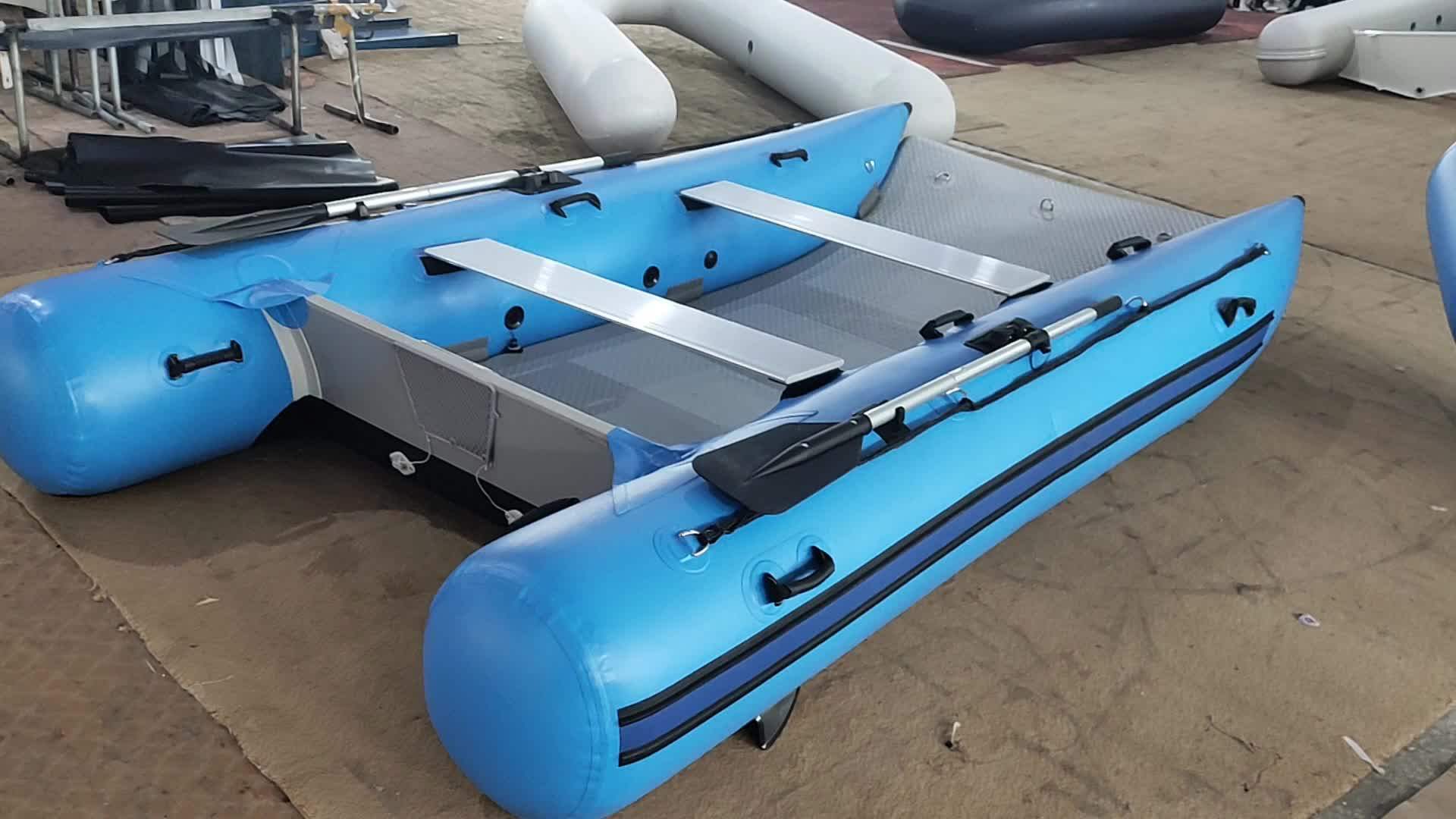 9ft Pvc Hull Material Inflatable Pontoon Thundercat Catamaran ...