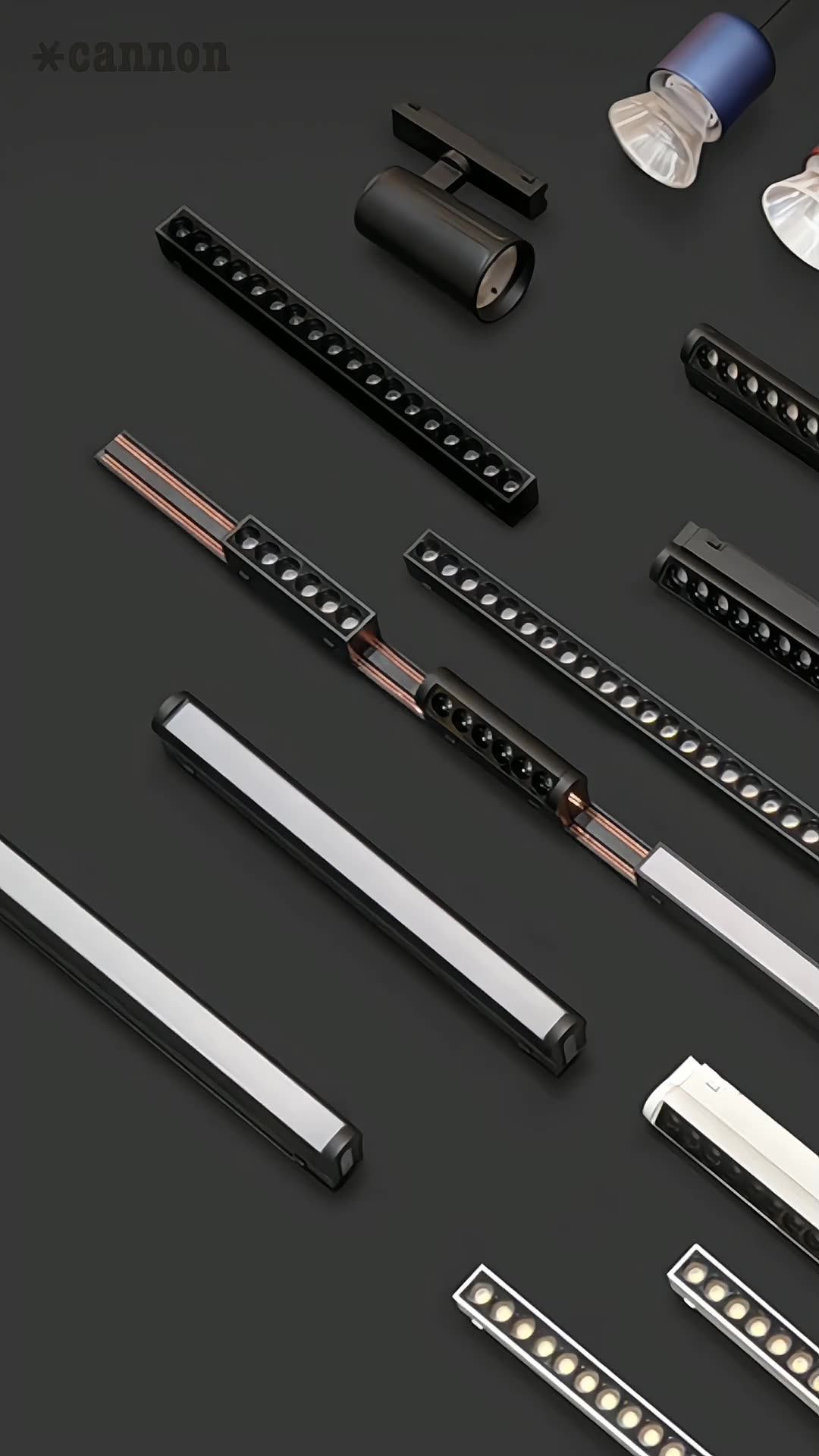 Smart Control Ultra Thin Magnetic Track Light Tuya Zigbee 0-10v ...