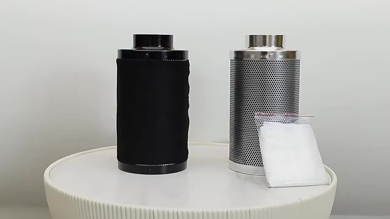 Hydroponic System Filter 10" Air Carbon Filter For Indoor Plants Tent ...