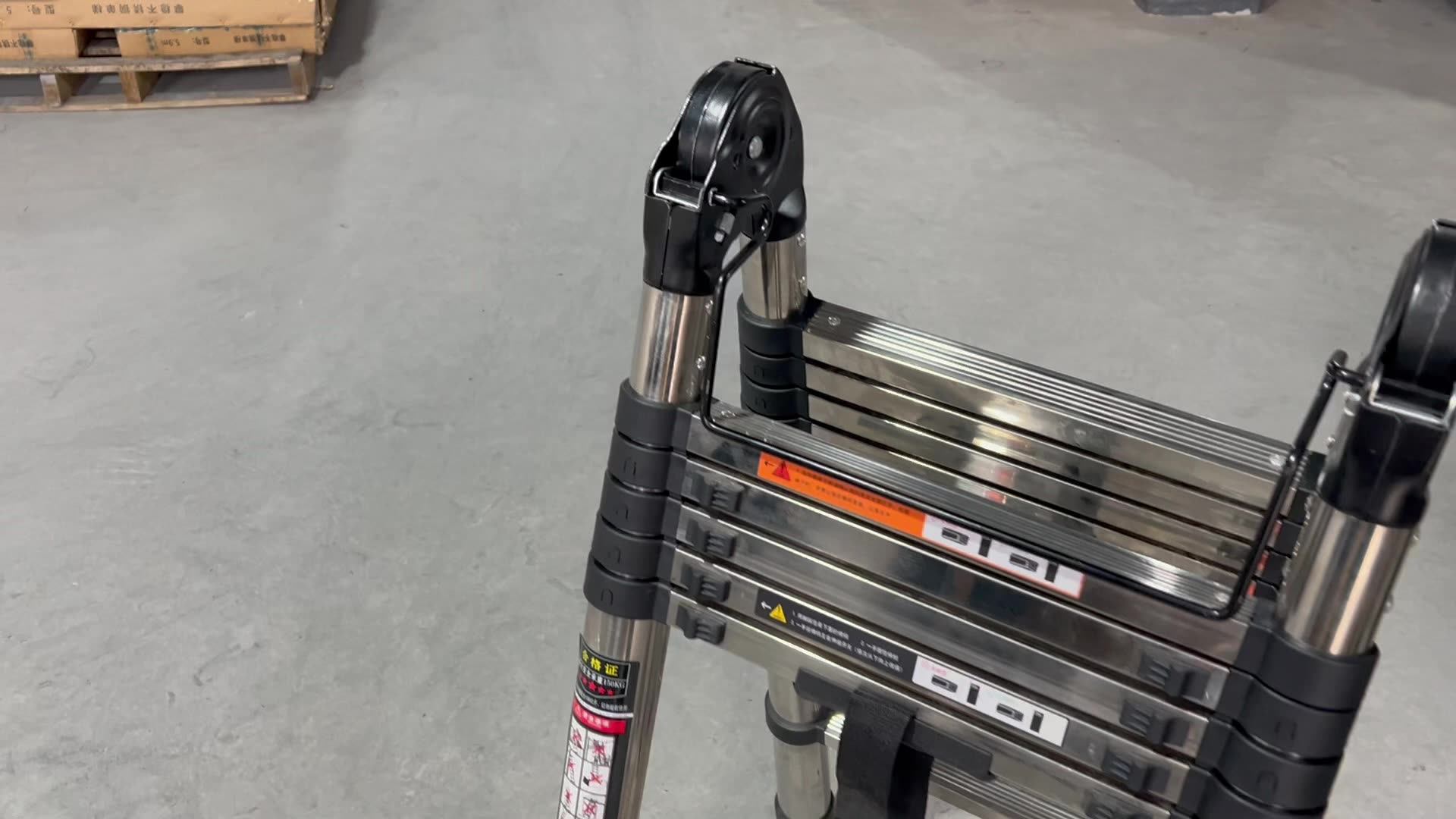 Portable Steps Folding Ladder Lifting Telescopic Ladder Platform ...