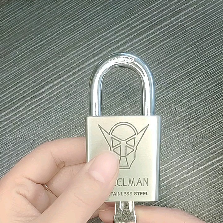 Short Shackle Metal Stainless Steel Cabinet Lock Anti Acid Saw Cut ...