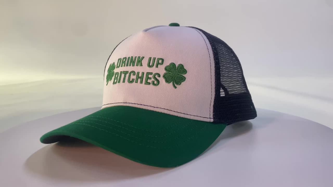 Manufacturers Drivers Structured Green Cotton Camo Trucker Hats With ...