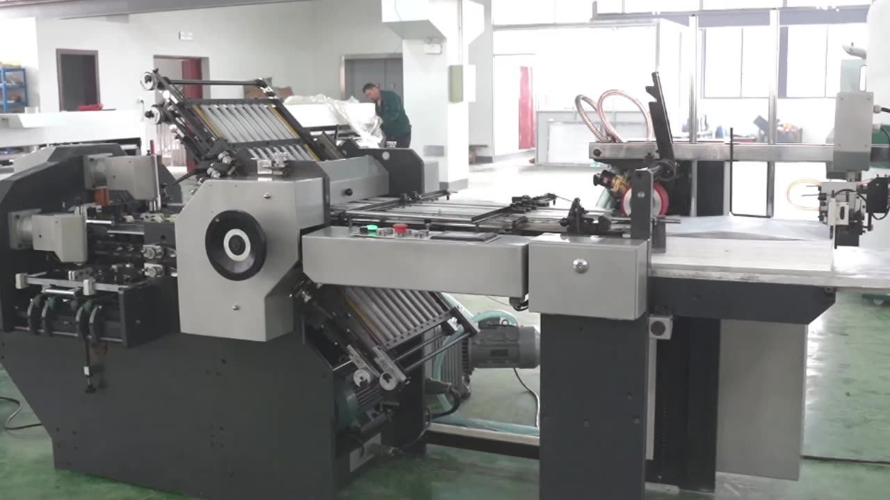 Fast Speed A3 A4 Leaflet Paper Folding Machine Air Suction Feeding Folder Folding Machine - Buy ...