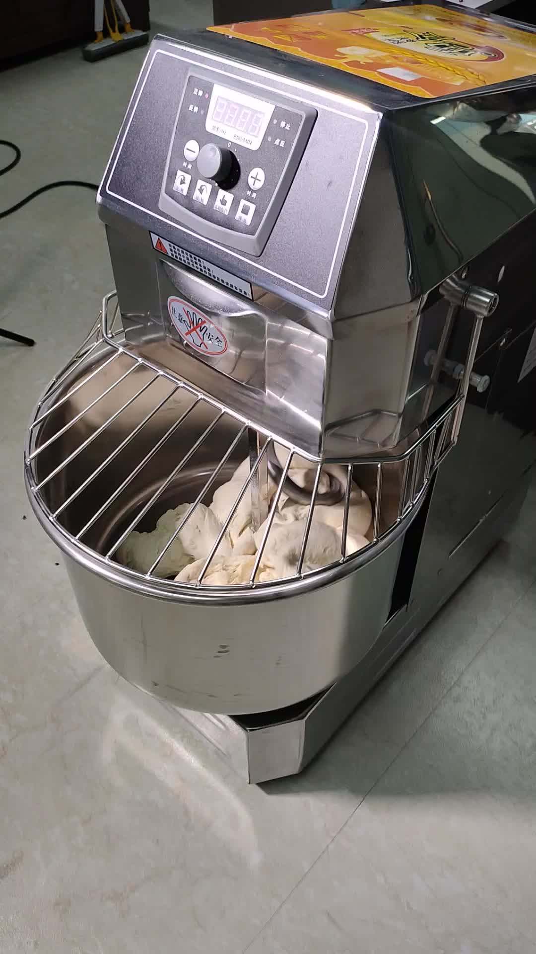 Stainless Steel Large Capacity 50l Dough Mixer Spiral Commercial Dough ...