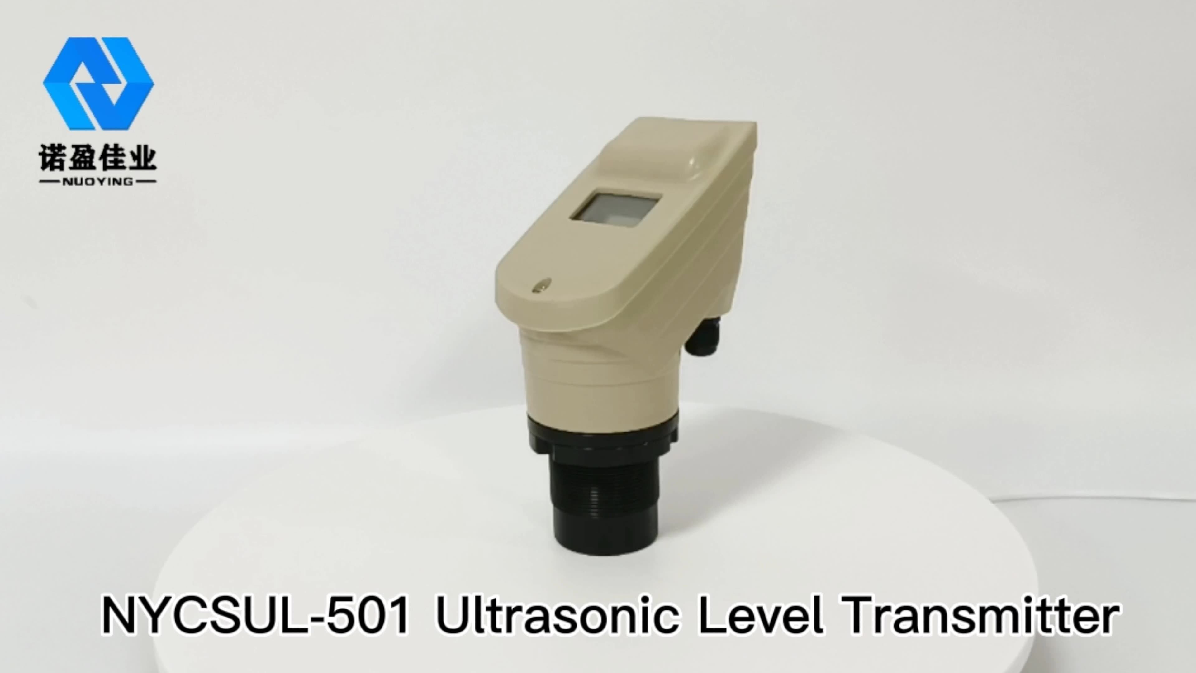 24vdc Ultrasonic Level Transmitter Ptfe Ultrasonic Water Tank Level ...