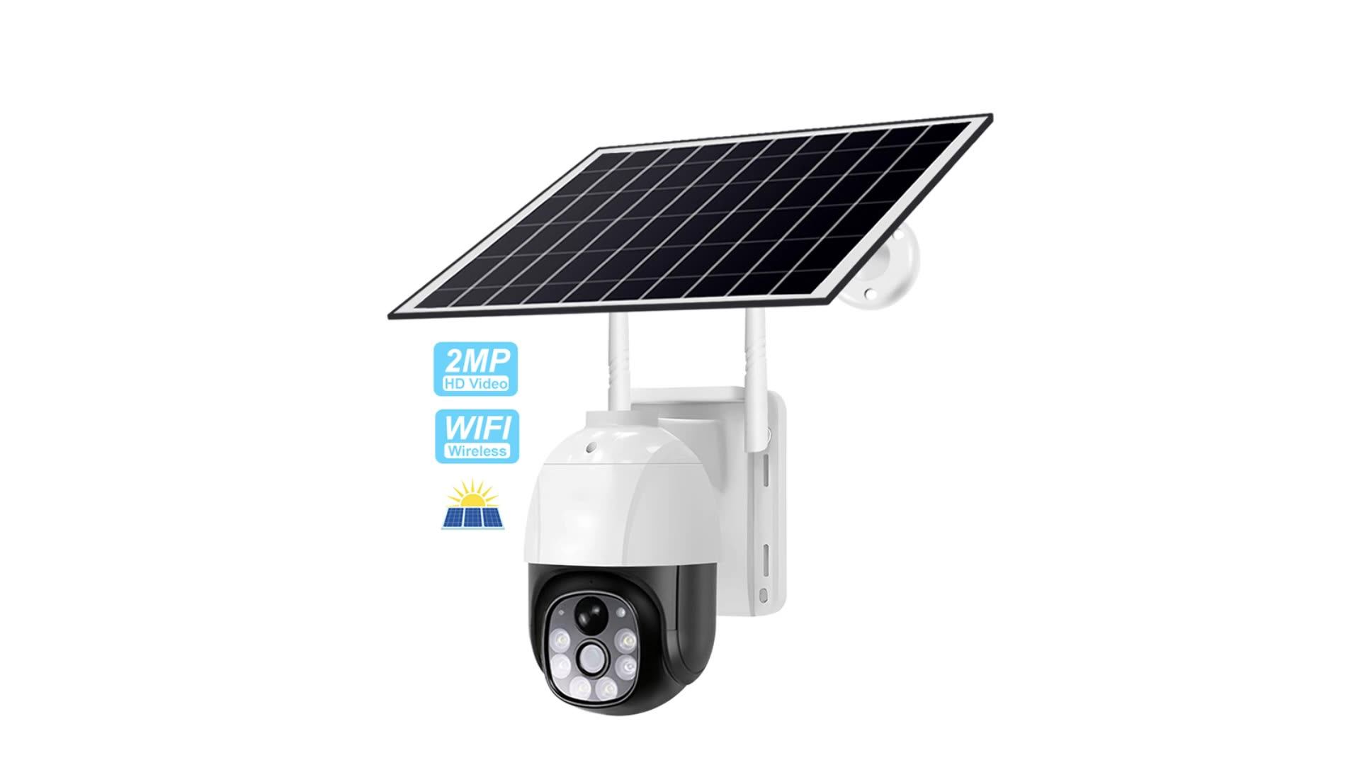 Facea V380 Pro 4g Solar Camera 2k Dual Lens Wifi Solar Powered Solar ...