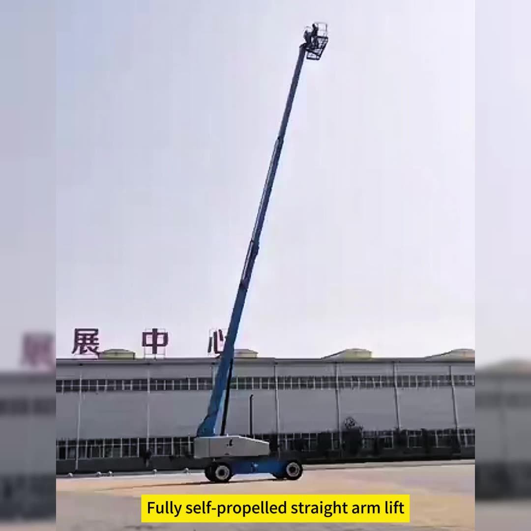 26.7m Mobile Diesel Engine Telescopic Boom Lift Affordable Manufacturer ...