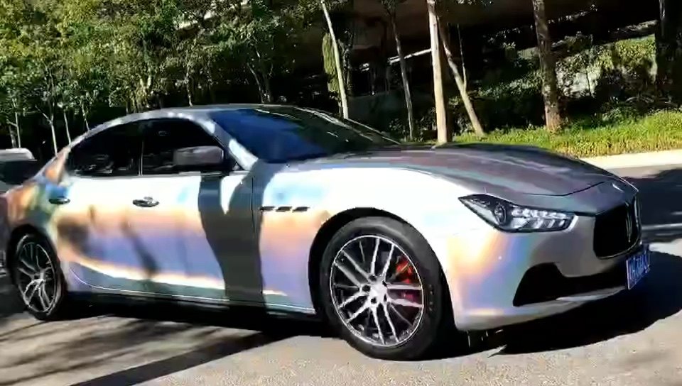 Sm-12 Super Matte Light Blue Stretchable Color Change Black Car Wraps ...