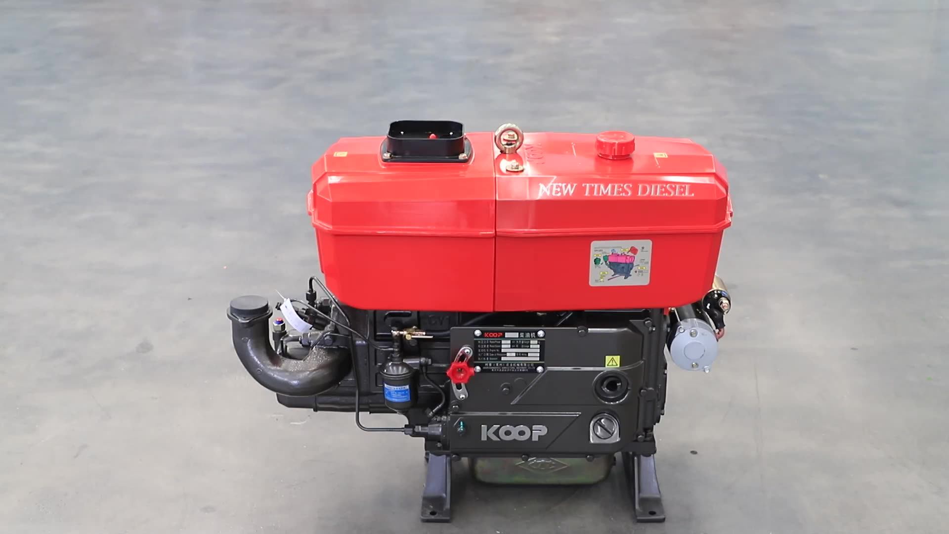 New Koop Electric Start Four-stroke Powerful Single Cylinder 25hp Water ...