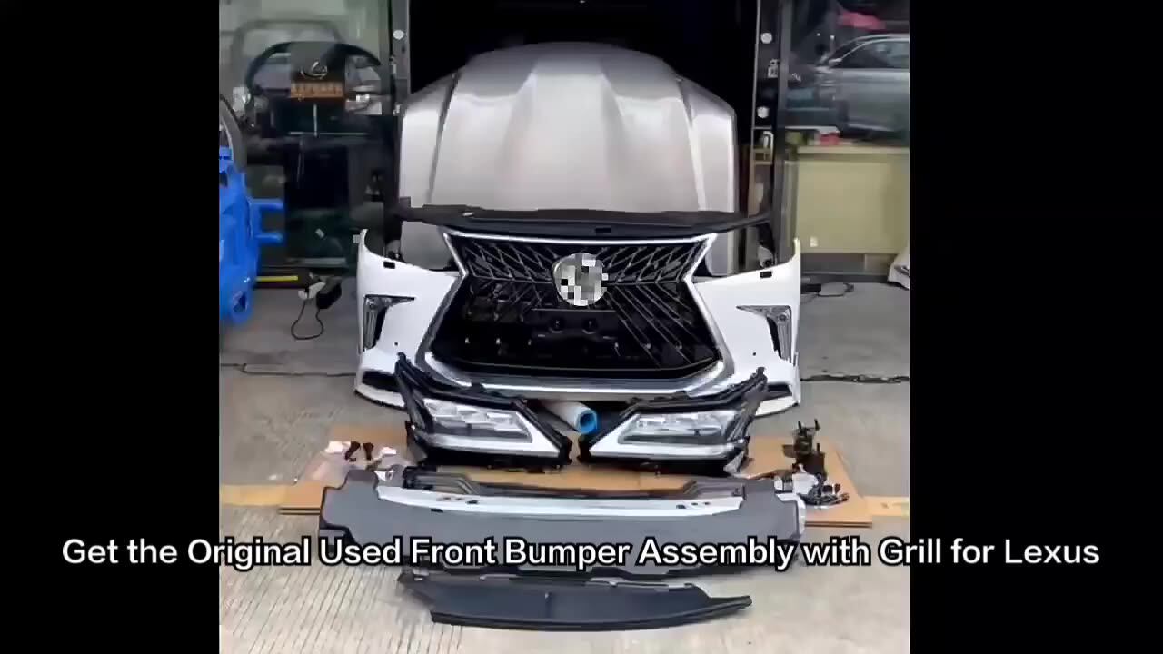 Original Used Front Bumper Assembly With Grill For Lexus Lx570 2017 ...