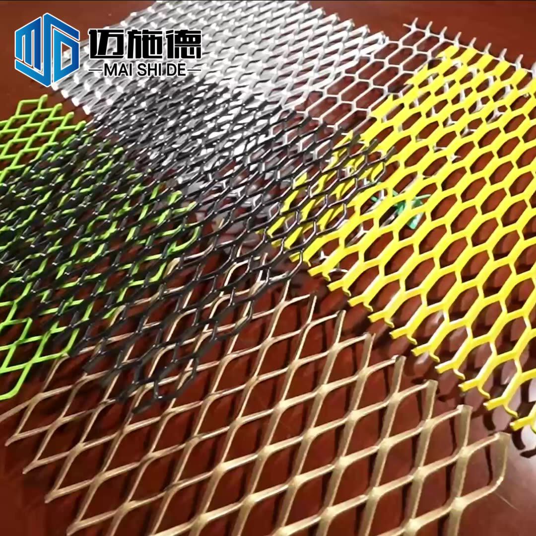 2024 New Pvc Coated 5x10 2mm Expanded Metal Mesh Rack Scaffolding Steel ...