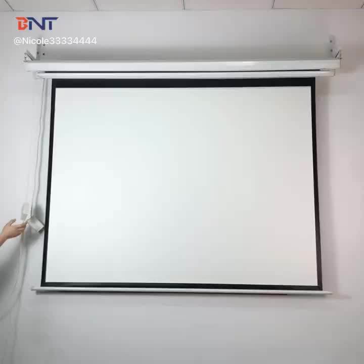 250 Inch Electric Projector Screen For The Home Theatre Motorized ...