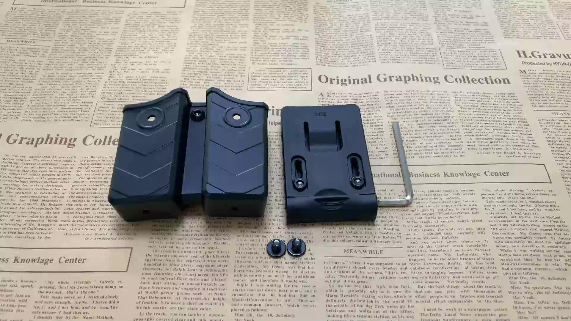 Qualified Military Tactical Double Stack Magazine Pouch 9mm/.40 Gun ...