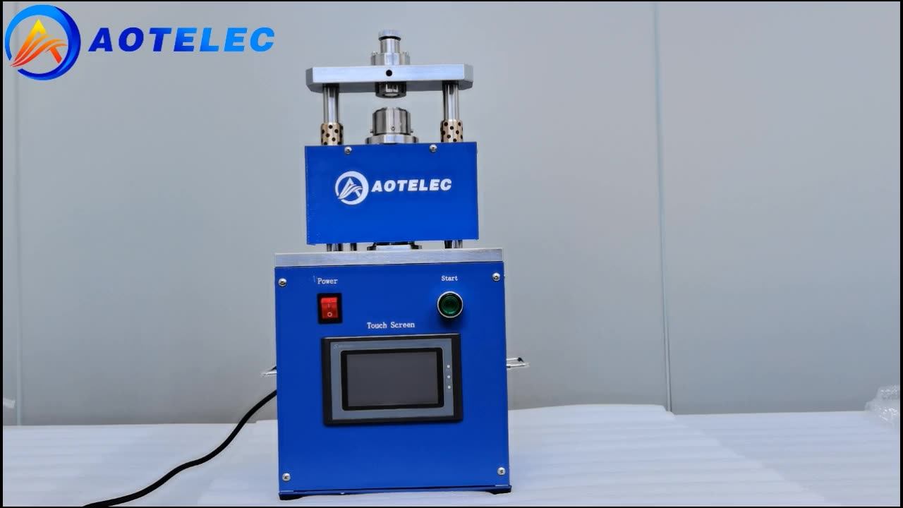 Electric Coin Cell Crimper Crimping Machine For Sealing Coin Cell Cases ...