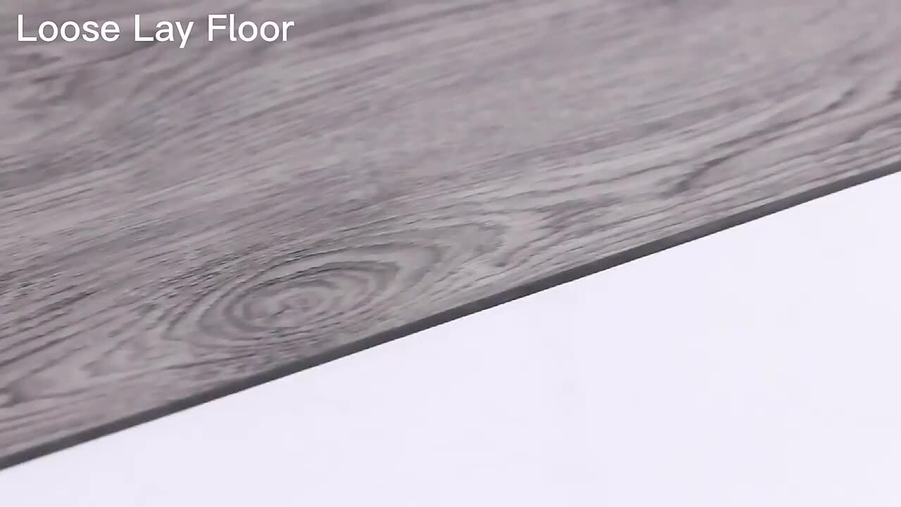 Wood Texture Pvc Board Easy To Install Loose Lay Flooring 5mm Thick ...