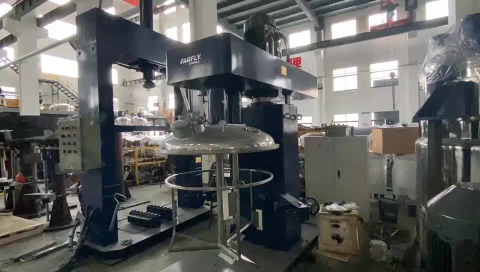 Concentric Double Shaft Agitator Mixer For Solvent Pigment Dispersion ...