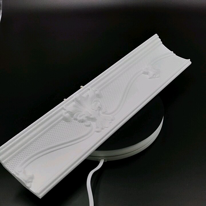 Gold Fancy Flower Embossed Polystyrene Cornice Design Decorative Crown ...