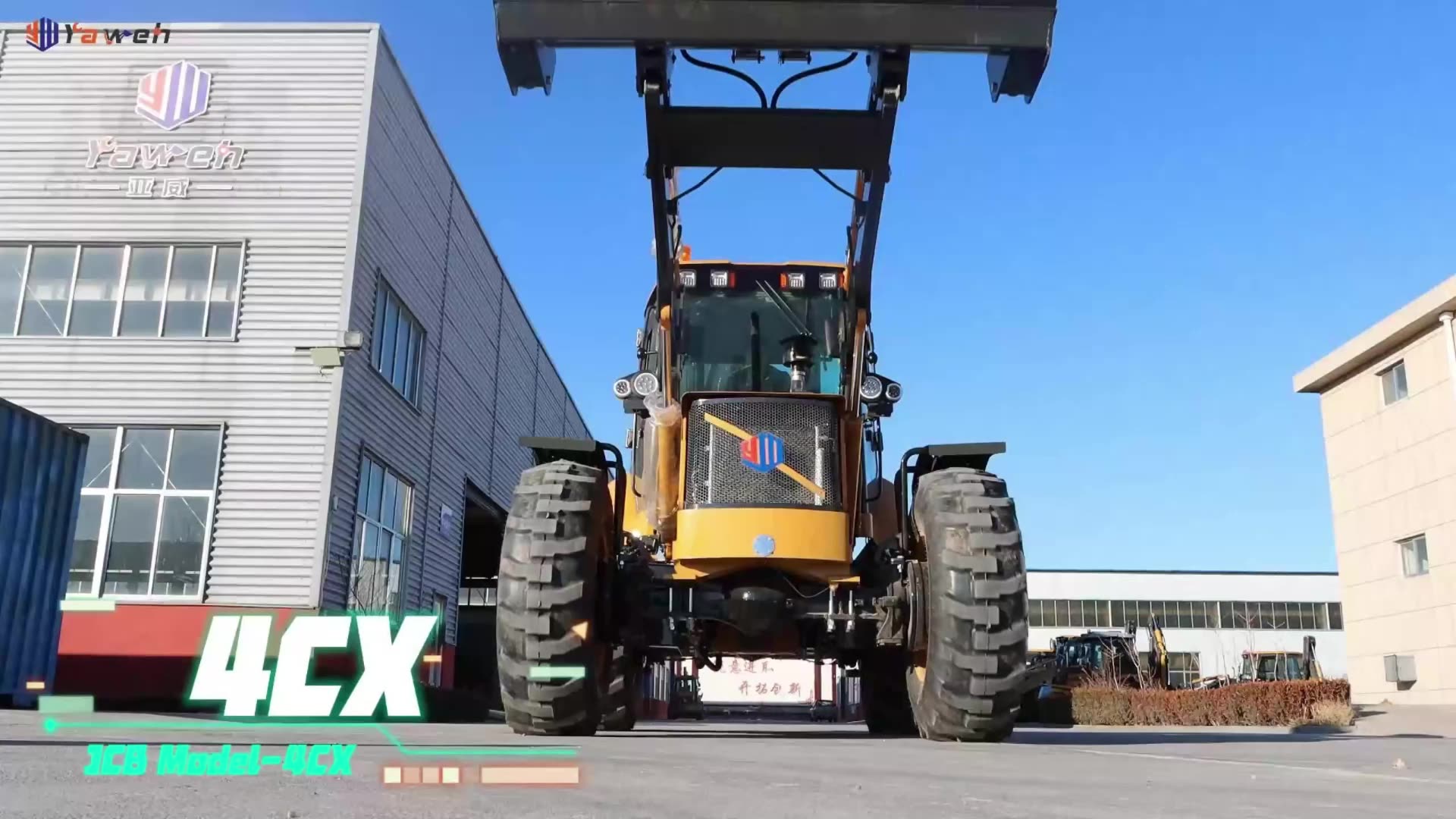 4cx Backhoe Loader Excavator Tractor With Backhoe And Front Loader Excavator 4 X 4 Multi