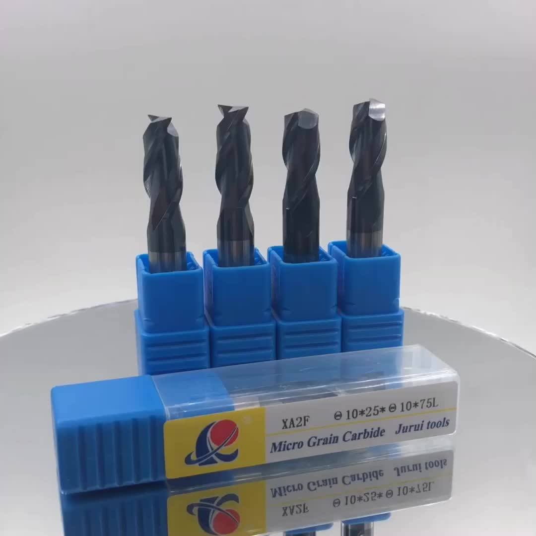 Hrc 45 Carbide End Mills D4x10xd4x50mm 2 Flutes Manufacturer - Buy ...
