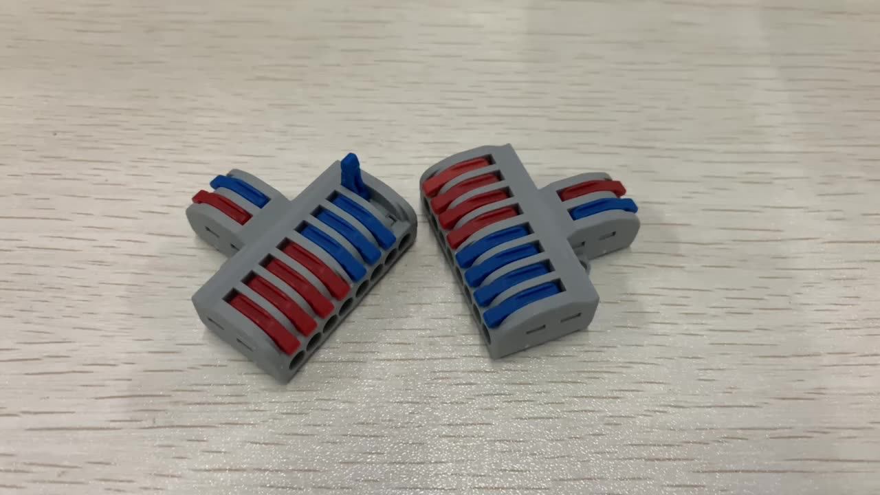 Quick Releasable Wire Connector Quick Connect And Disconnect 2 In 8 Out ...