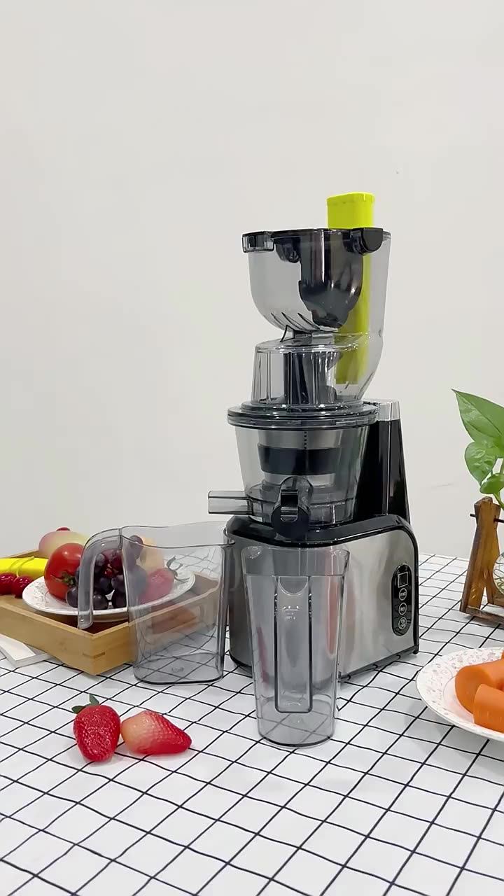 Extractor De Zumo Lento Para Verduras,Exprimidor Compacto De 2 ...