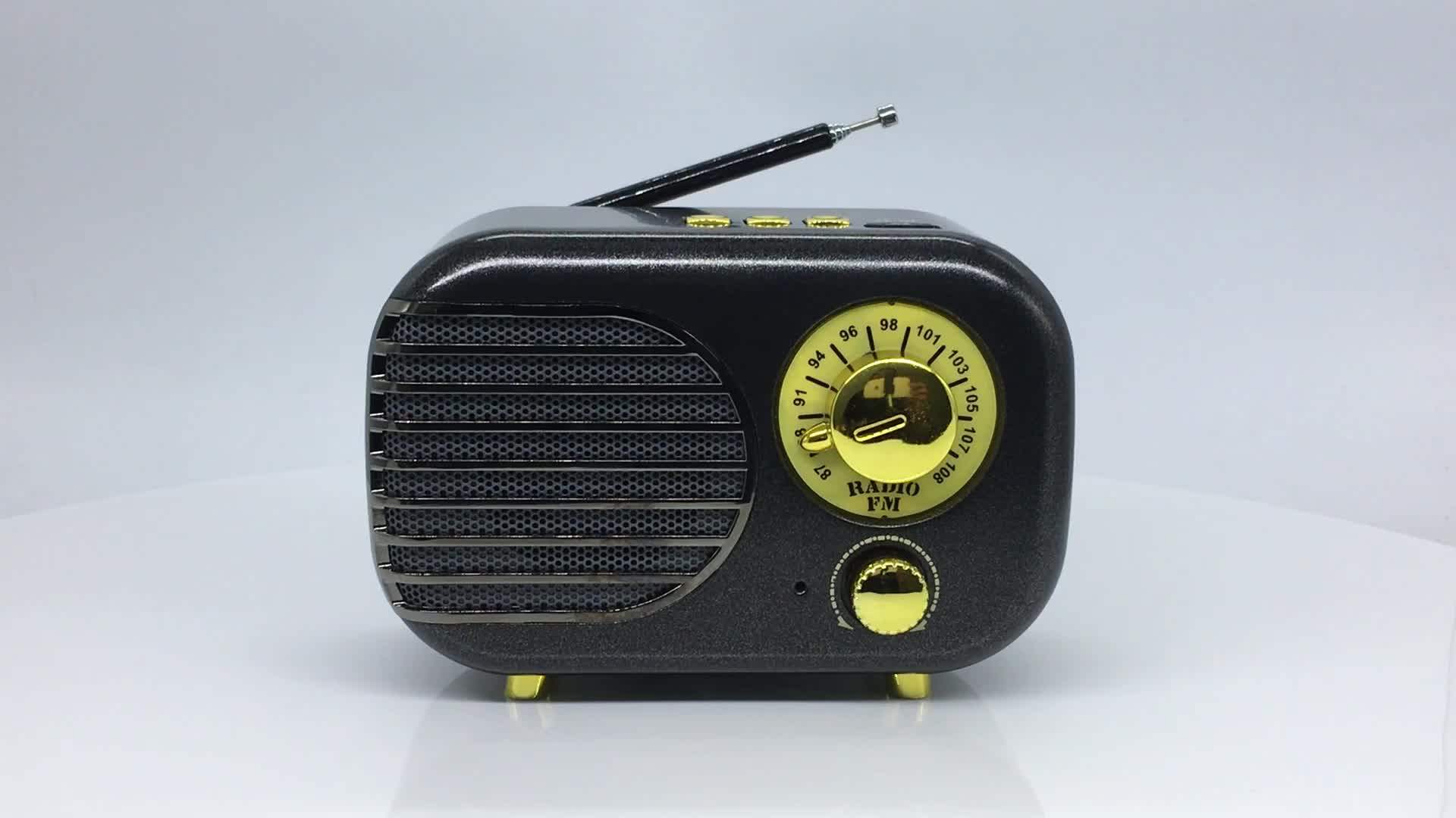 Rechargeable Mini Manual Stereo Speaker With Fm Radio - Buy Manual ...