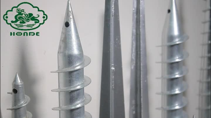 Galvanized Fence Ground Anchor Post Spikes - Buy Galvanized Fence ...