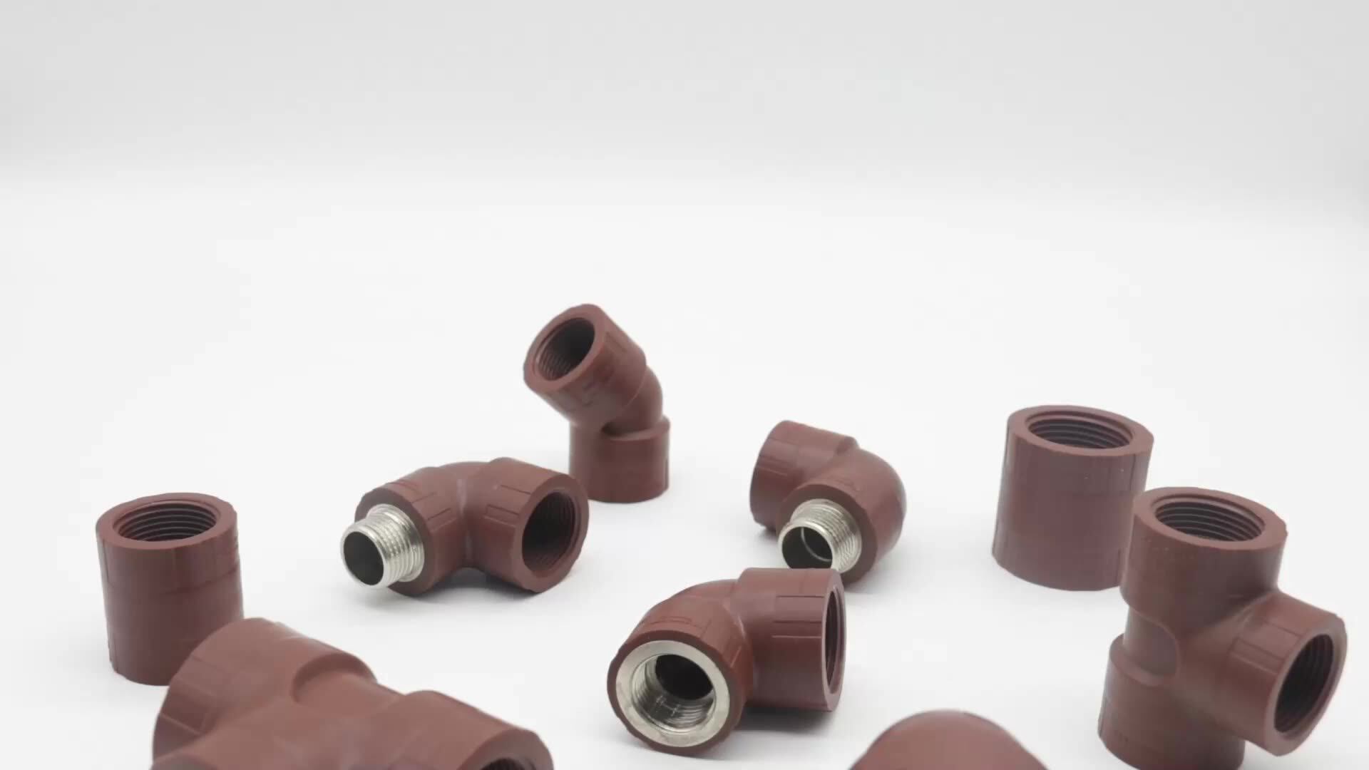 Ifan Pph Threaded Fittings Plastic Coupling Adapter Elbow Water Fitting ...