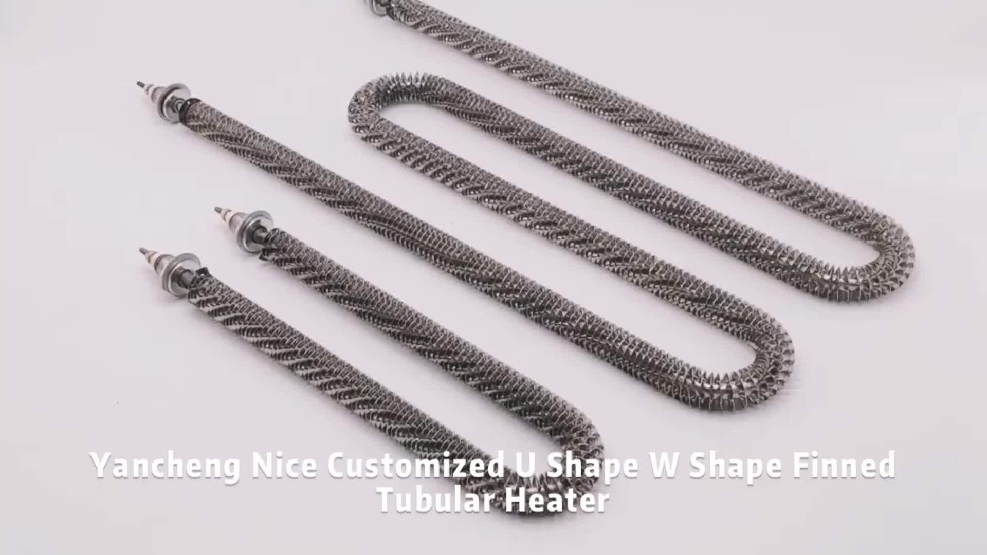 1kw 2kw 3kw 4kw U Type W Type Straight Shape Electric Fin Tubular Air ...