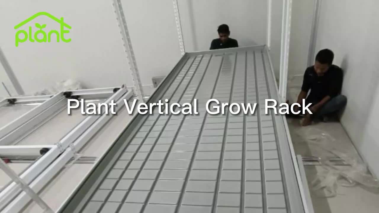 4x8 Flood Trays Table Rolling Benches Multi Tier Mobile Grow Racks With ...