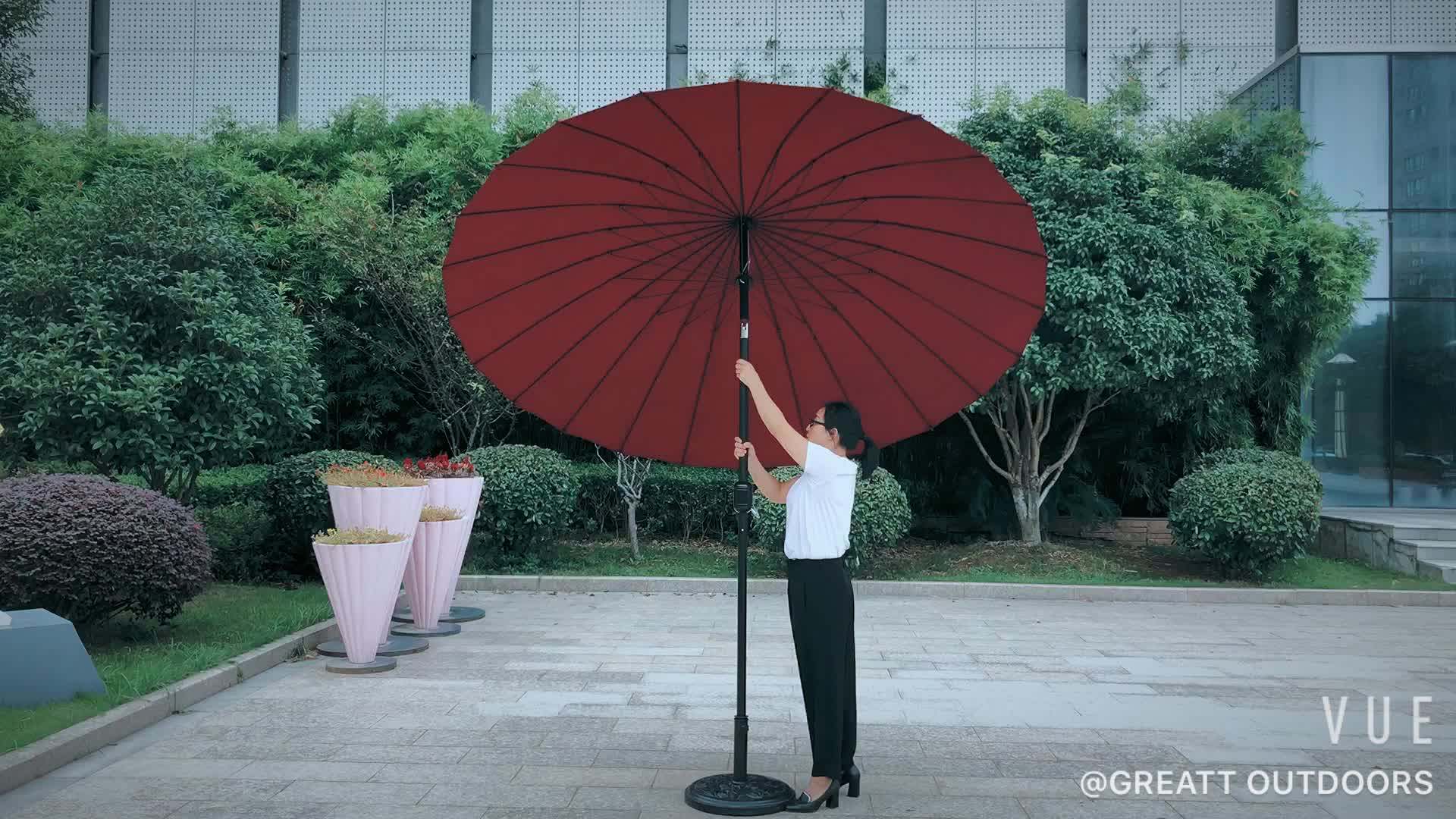 Factory Price Custom Oriental Style Outdoor Sun Fancy Balinese Vintage ...