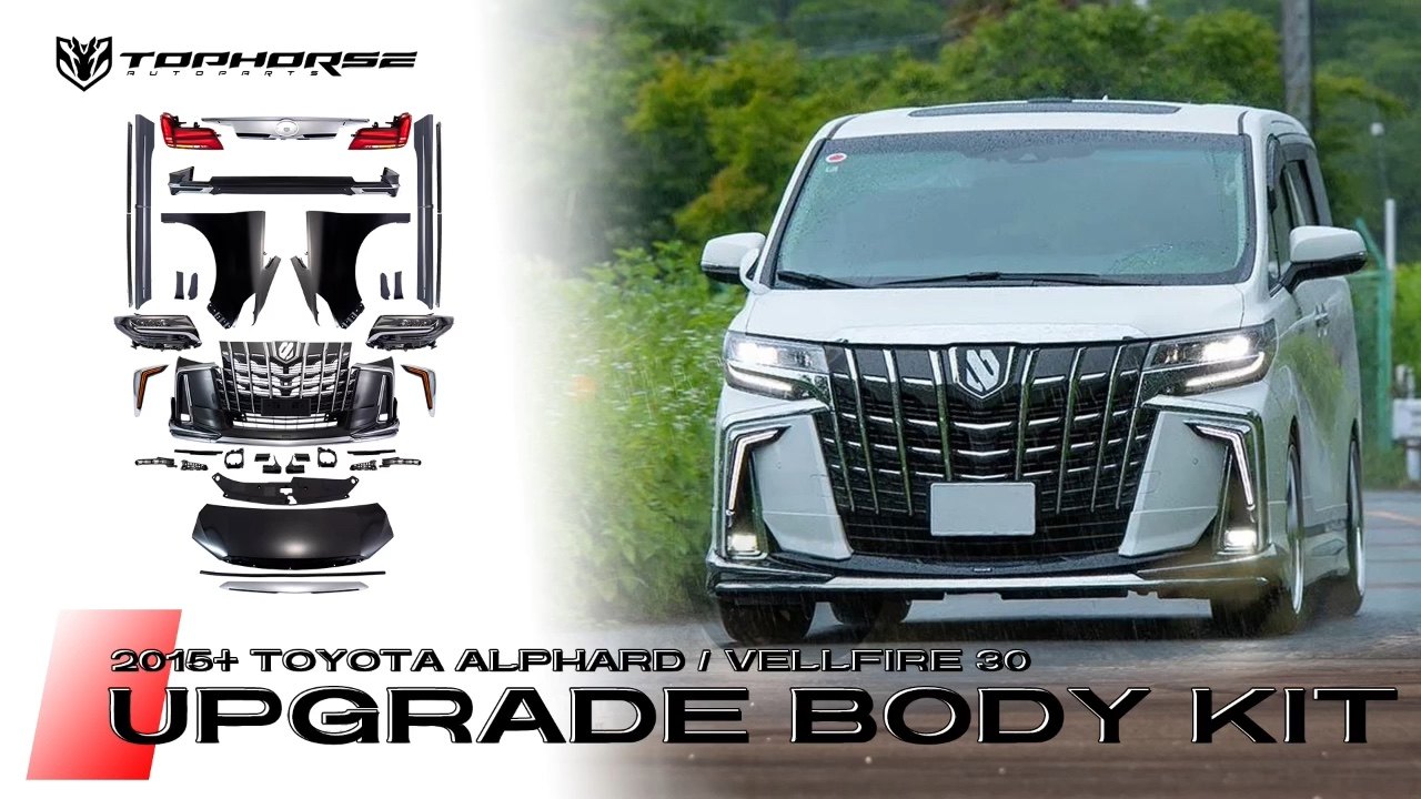 New Arrived Modellista Body Kit For Toyo_ta Alphard 30 Sc Vellfire 30 ...