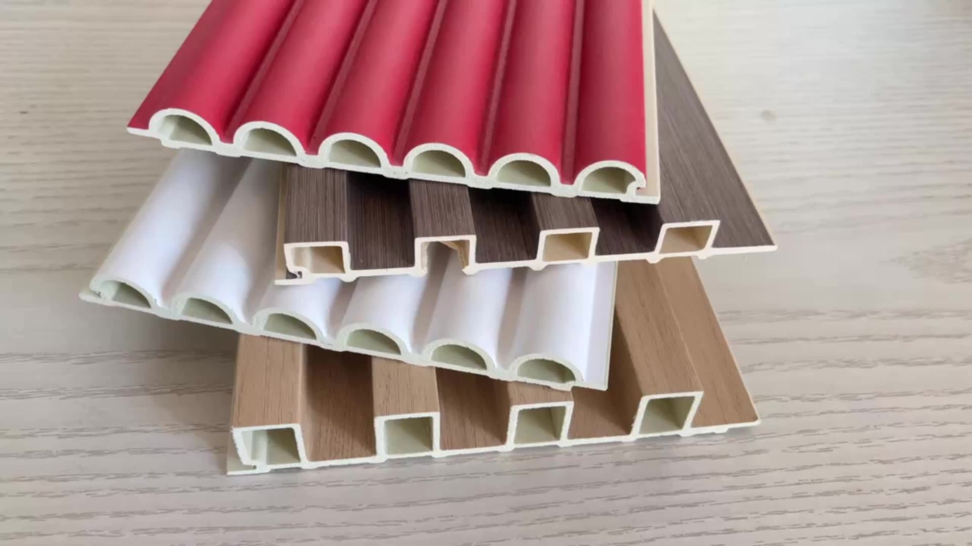 Fluted Wpc Plastic Composite Wall Panel Wpc Cladding Wpc Panels Walls ...