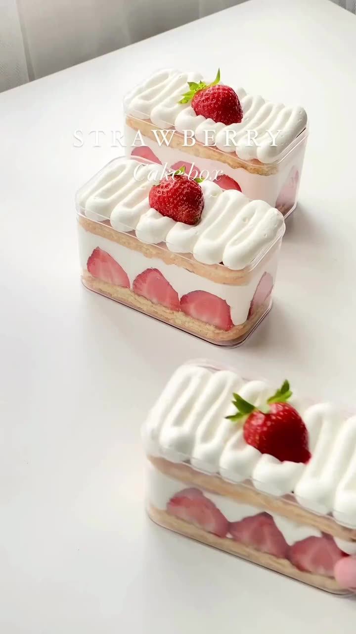 Ps Tiramisu Transparent Dessert Storage Container Packaging Cake Box ...