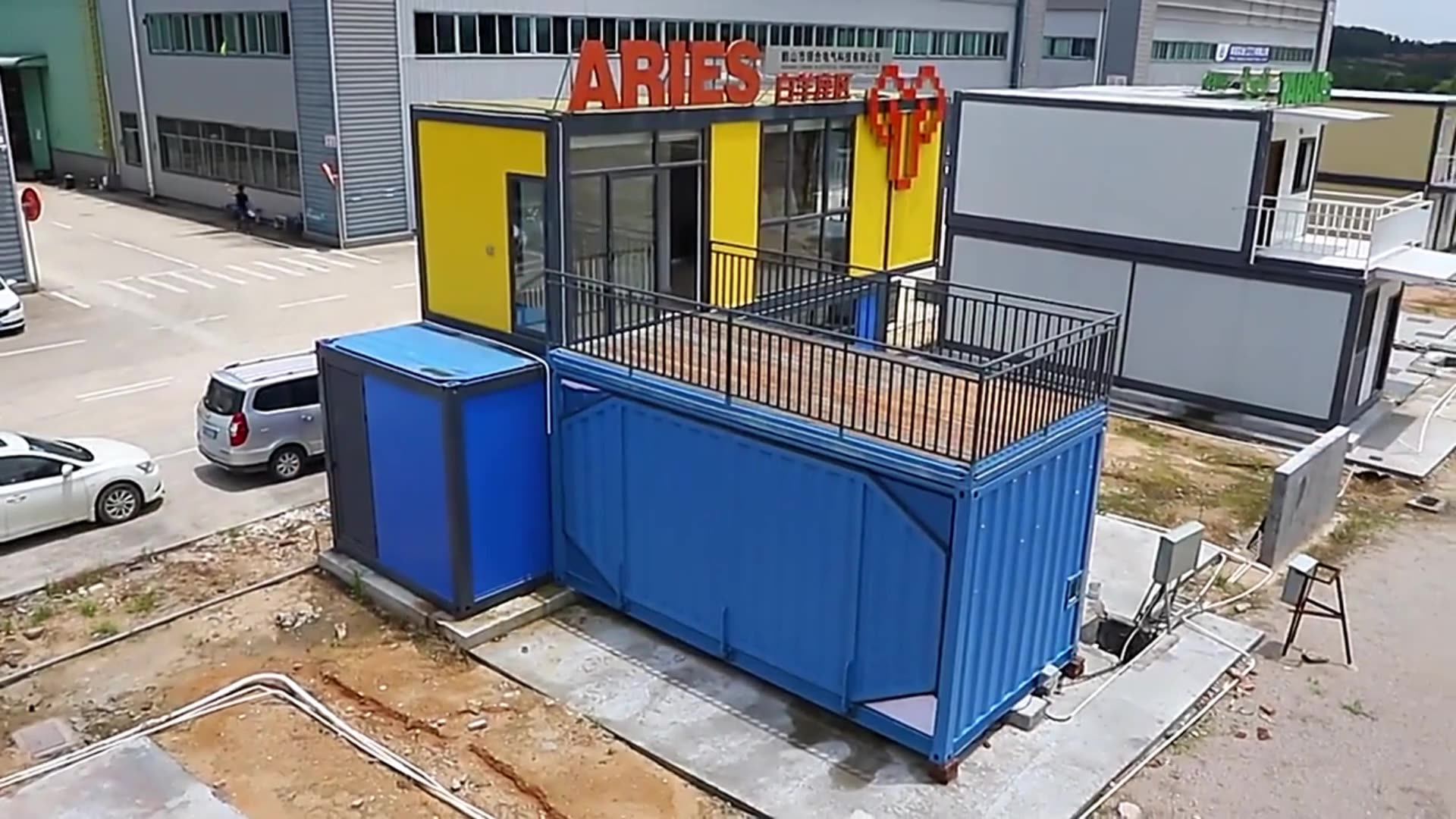 Cbox Modular Prefabricated 20ft 40ft Tiny Flat Pack Container Van House ...