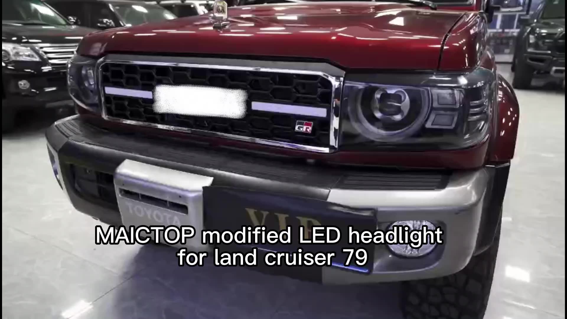 Maictop Car Body Facelift Led Taillight Front Grill Headlight For Land ...