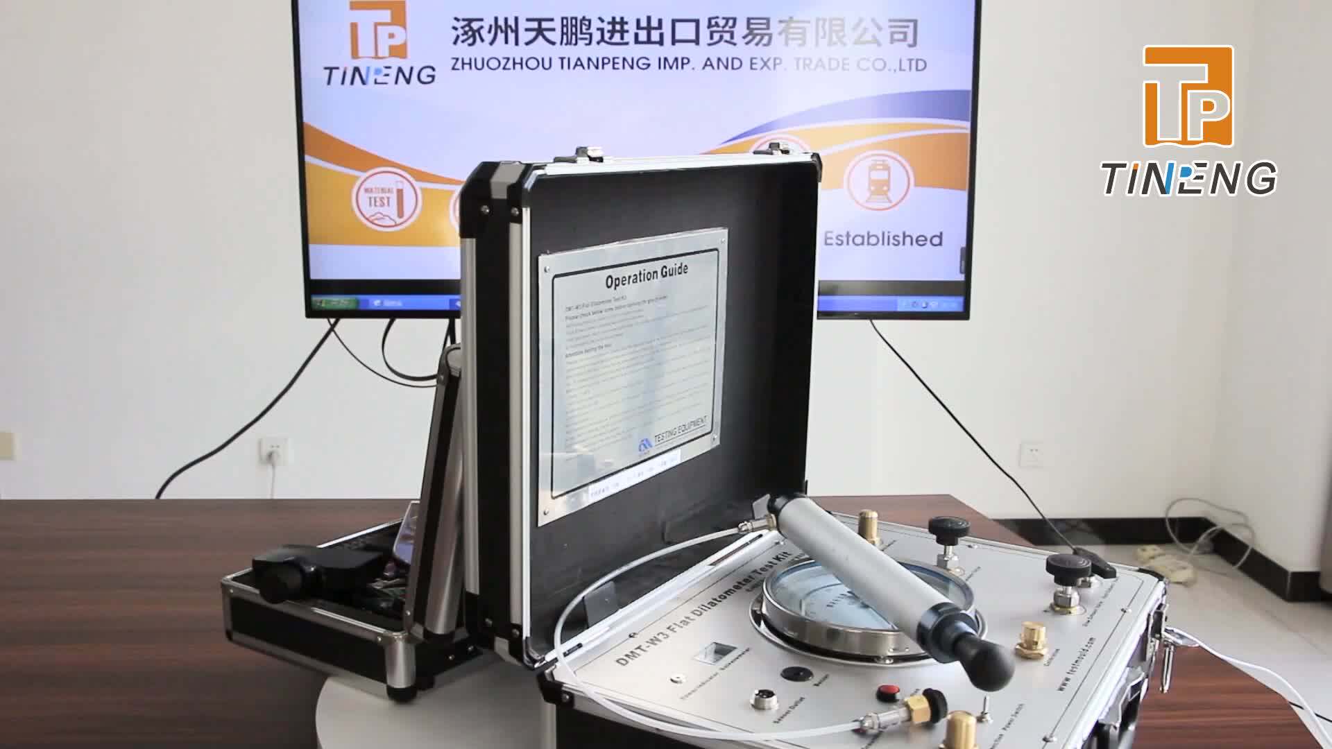 Flat Dilatometer Test Kit For Soil Testing Dmt - Buy Marchetti Flat ...