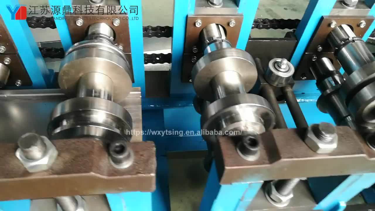 Customized Storage Rack Upright Beam Stiffener Roll Forming Machine ...
