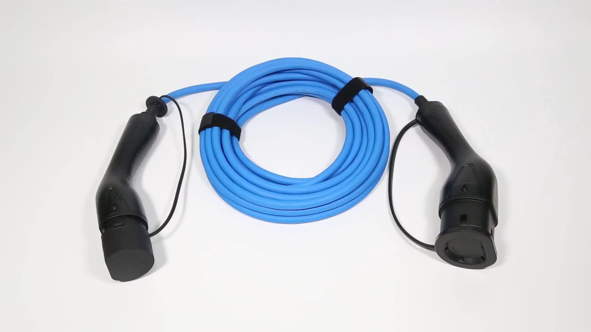 Iec62196 Type2 16a Mode 3 Ev Charging Cable Ev Connectors Electric ...