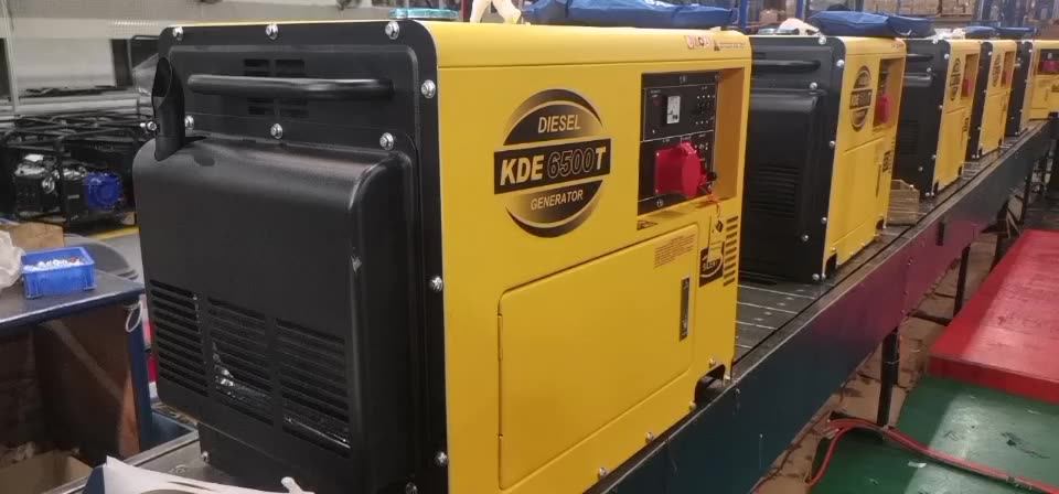 Diesel Generator Kipor Kde Kde5500t Kde6500t Kde7500t 5 6 8 10 Kw ...