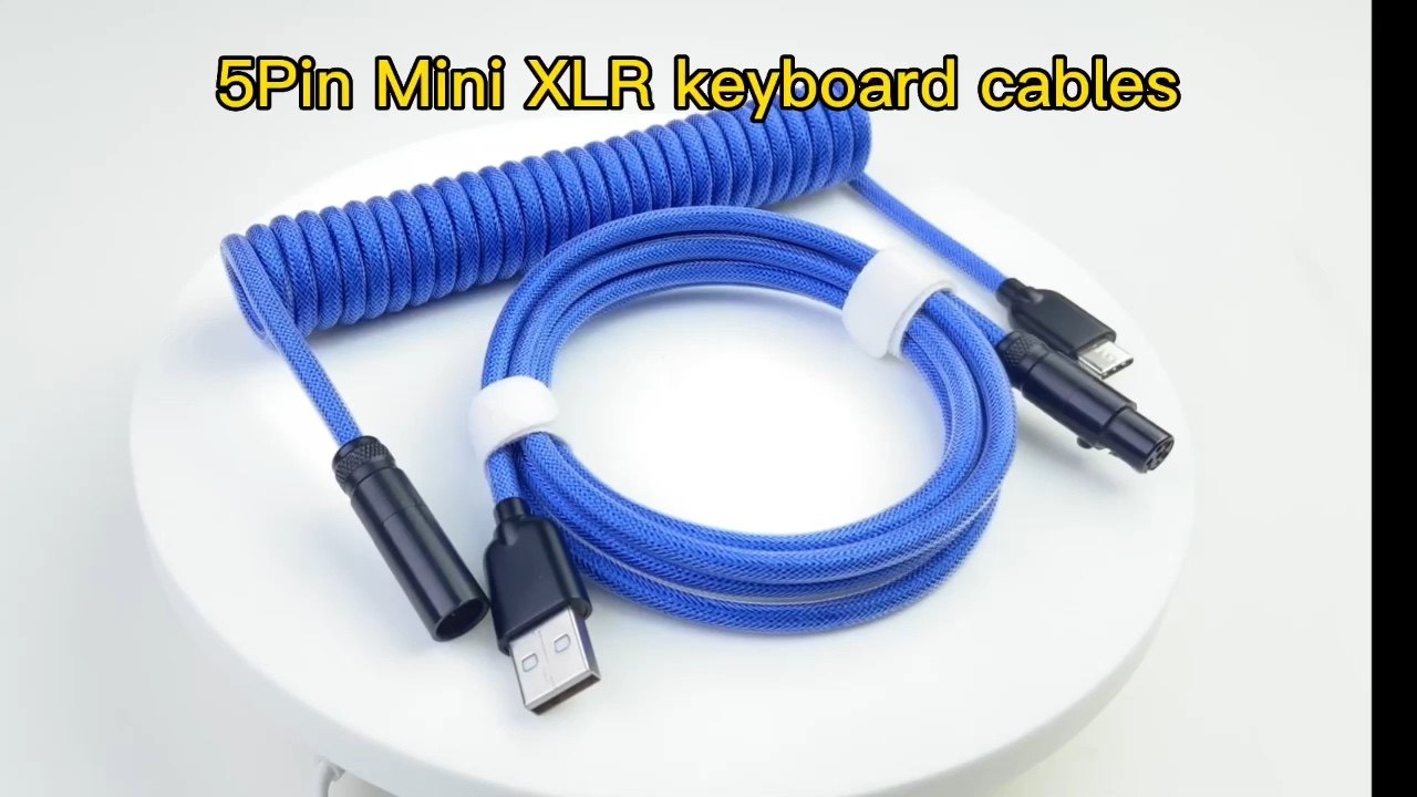 Mini Xlr Metal Yc8 Connector Paracord Mouse Cable Keyboard Cable ...