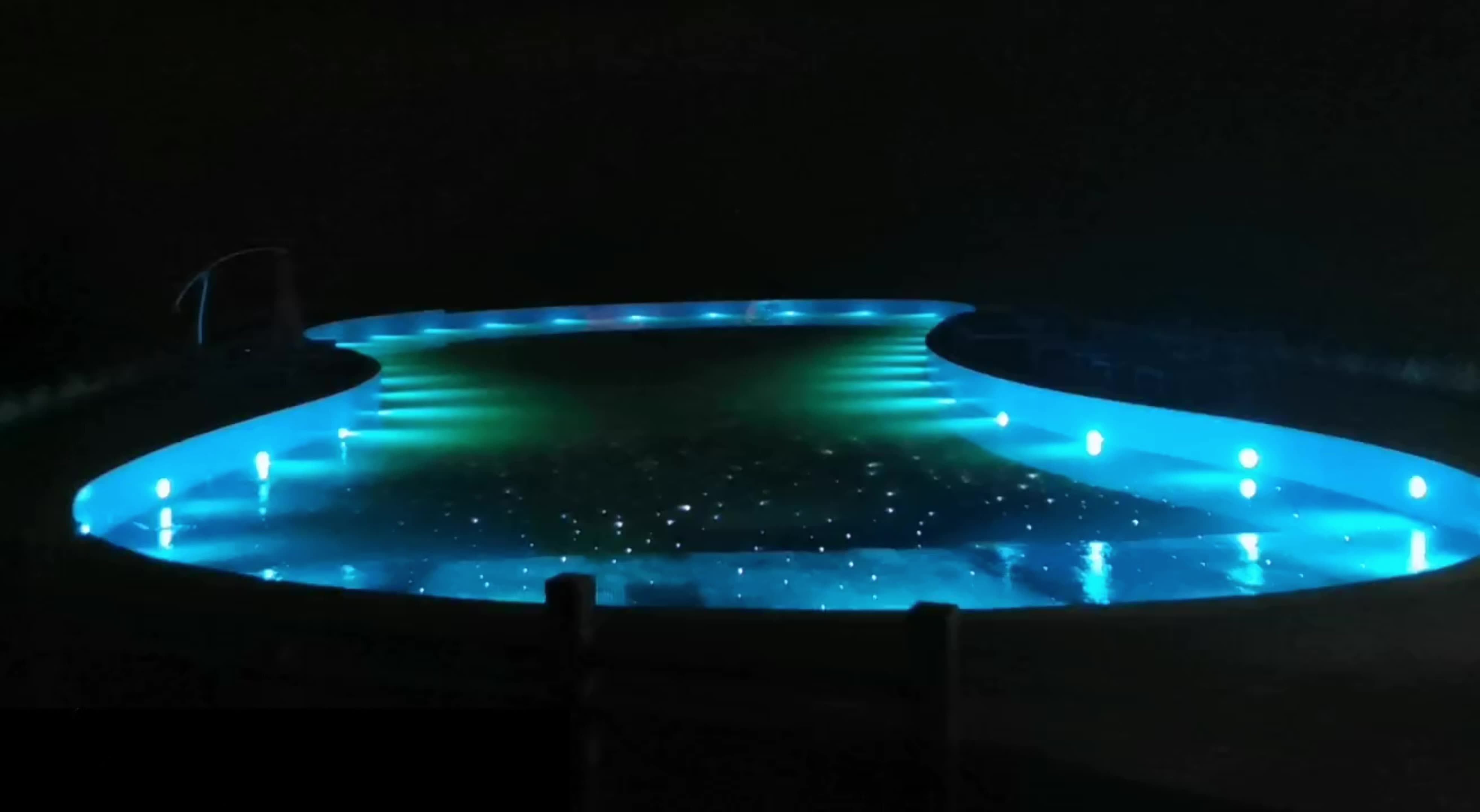 Swimming Pool Starry Star Light Pmma Fiber Optic Floor Underwater Star ...