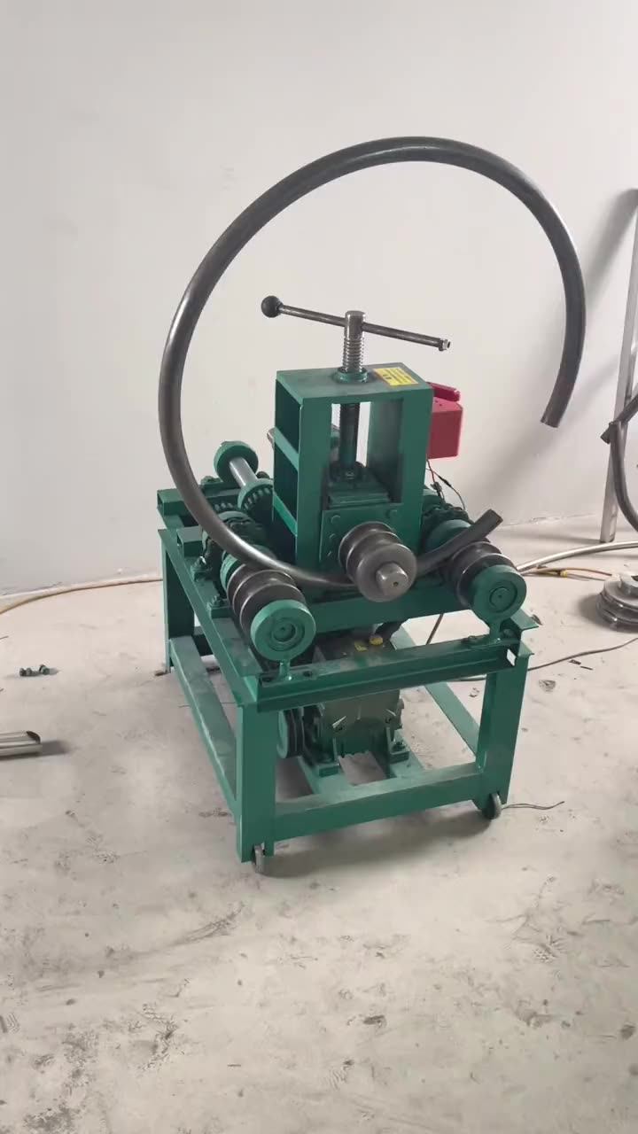 Vertical Stainless Steel Round Pipe Bender Electrical Steel Bar Tube ...