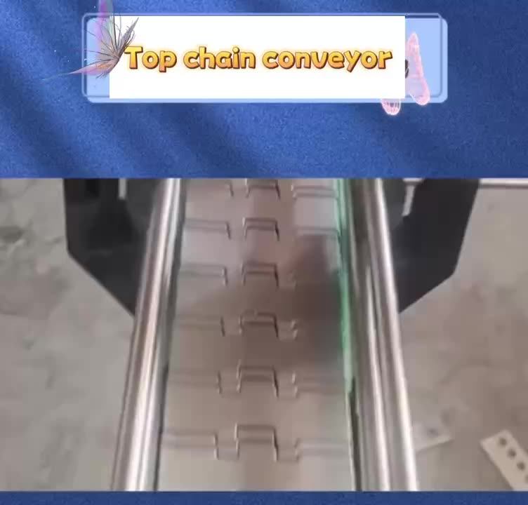 Stainless Steel Slat Top Chain And Metal Sprocket For Conveyor System ...