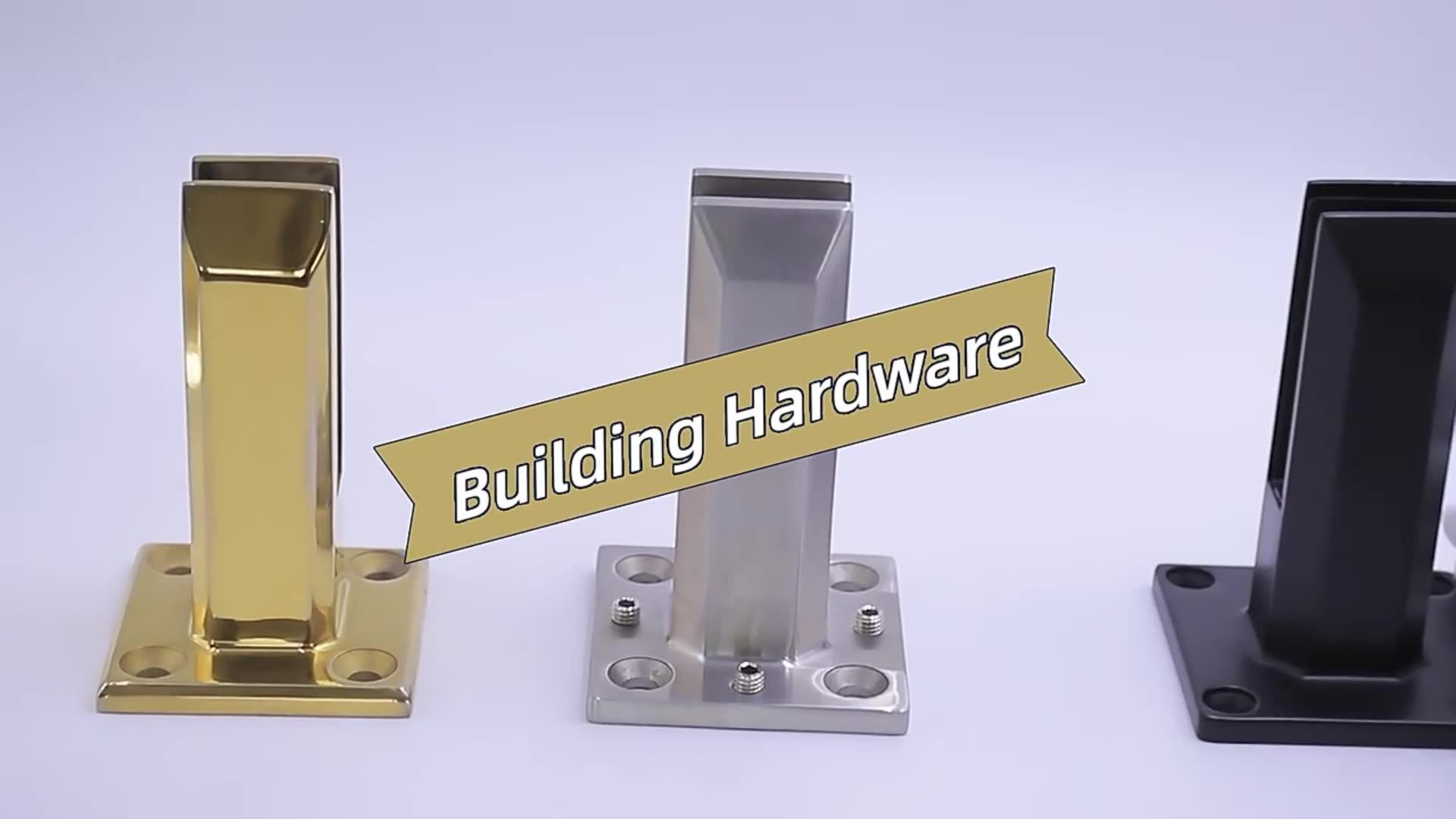 Stainless Steel Floor Glass Clip / Railing Base Fixed Clamp / 304 316 ...