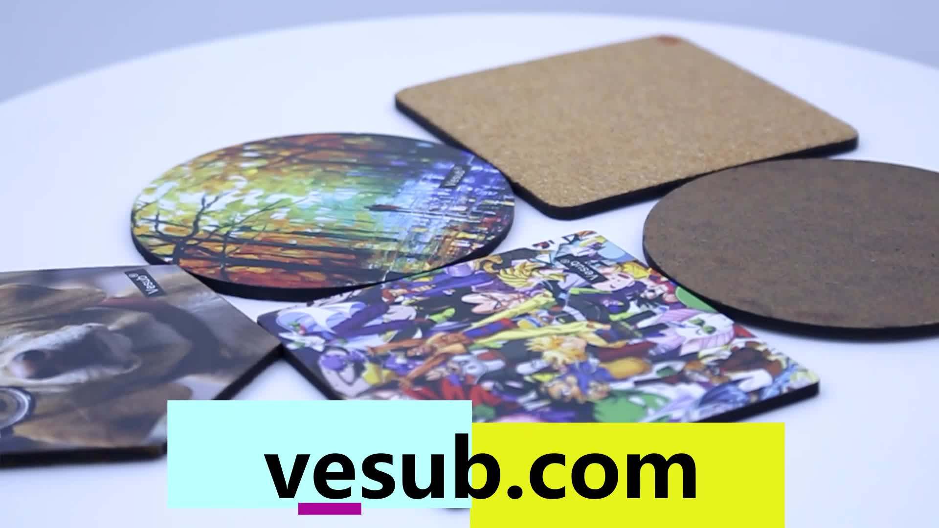 Beautiful Sublimation Custom Diy Wood Mdf Coaster For Wholesale - Buy ...