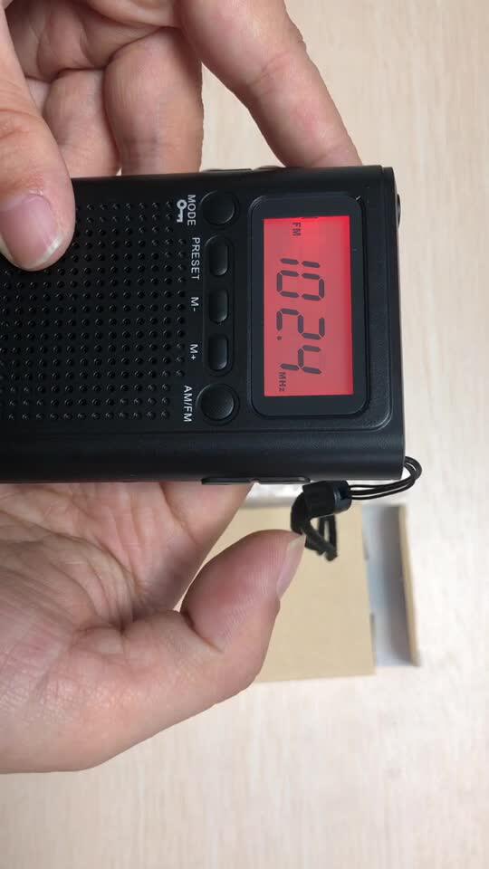Good Reception Cheap Stereo Preset Lock Screen Portable Am Fm Mini ...
