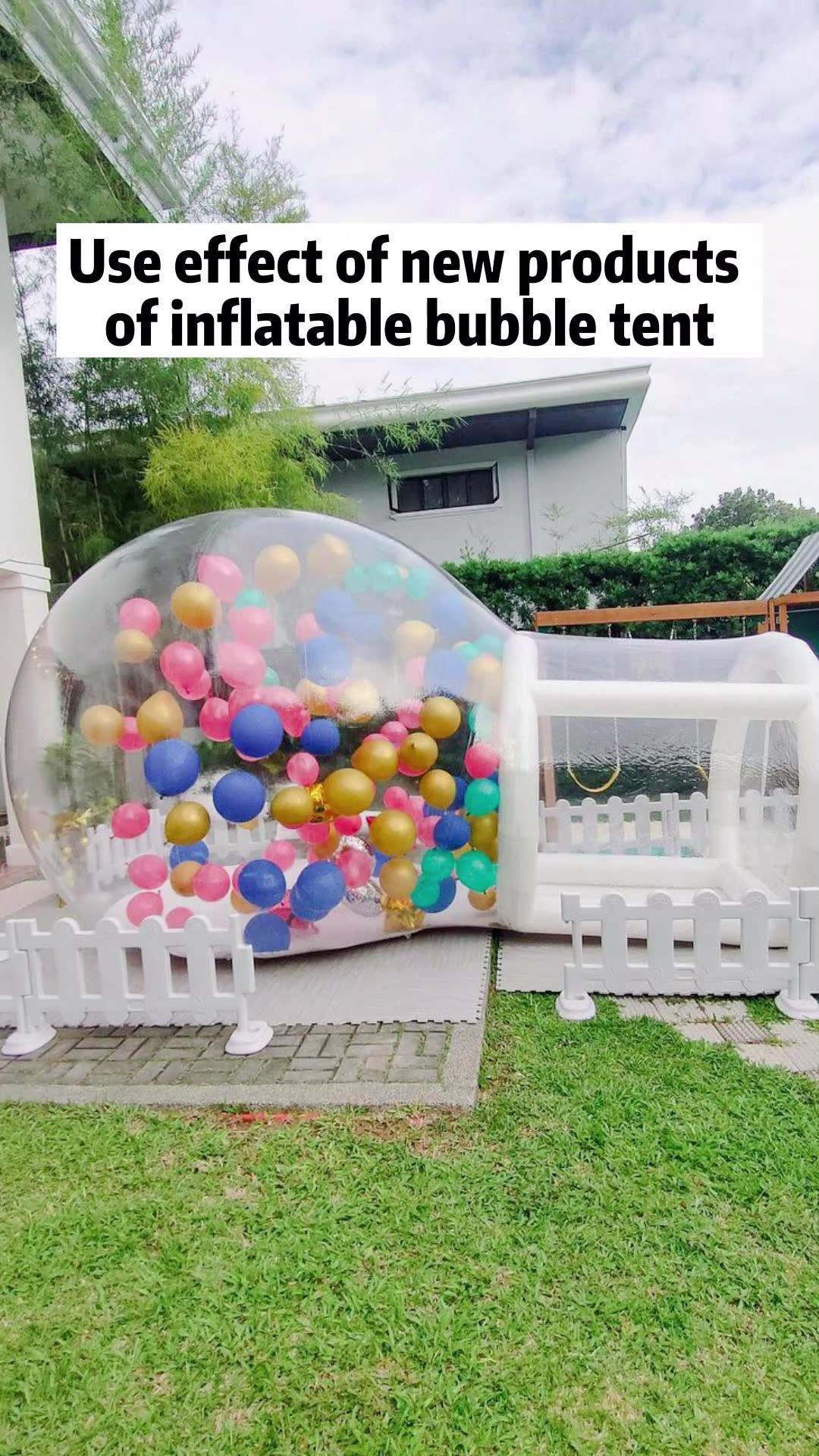 Party Playground Outdoor Casa Burbuja Bubble Dome Transparent ...