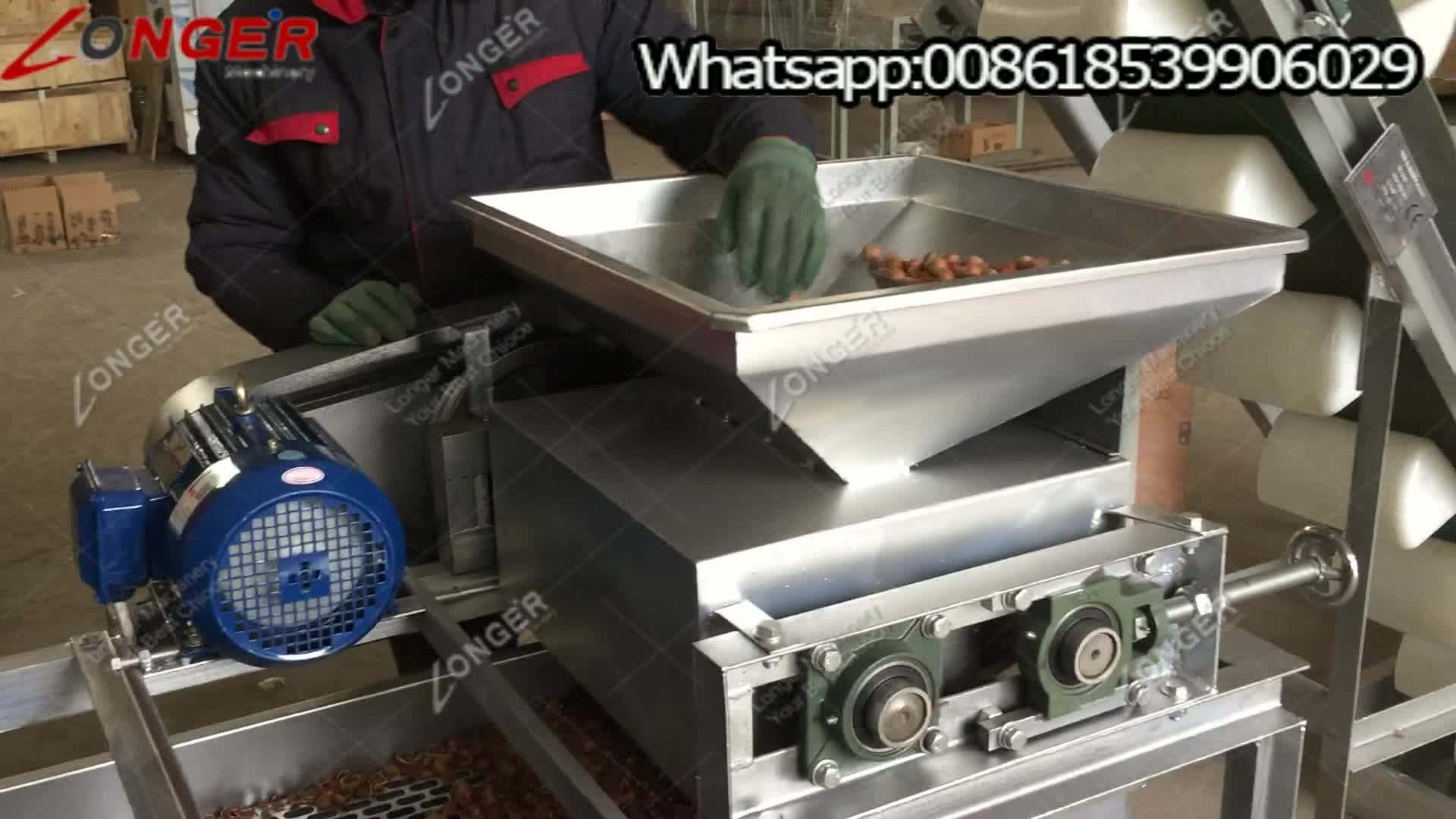 Factory Processing Line Automatic Apricot Kernel Cracking Machine ...